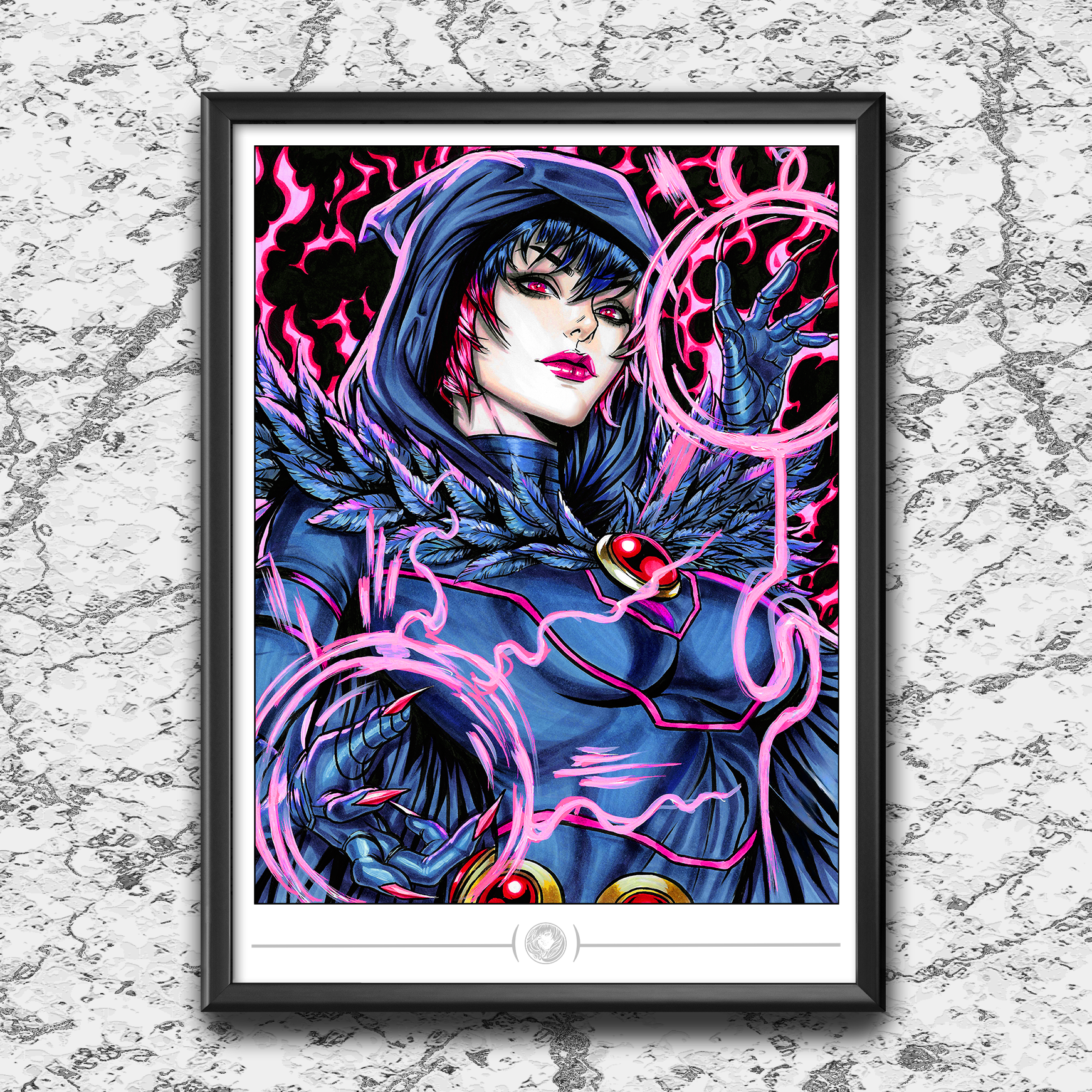 "PREMIUM COLLECTION" Raven A ART PRINT – Ariel Diaz Art