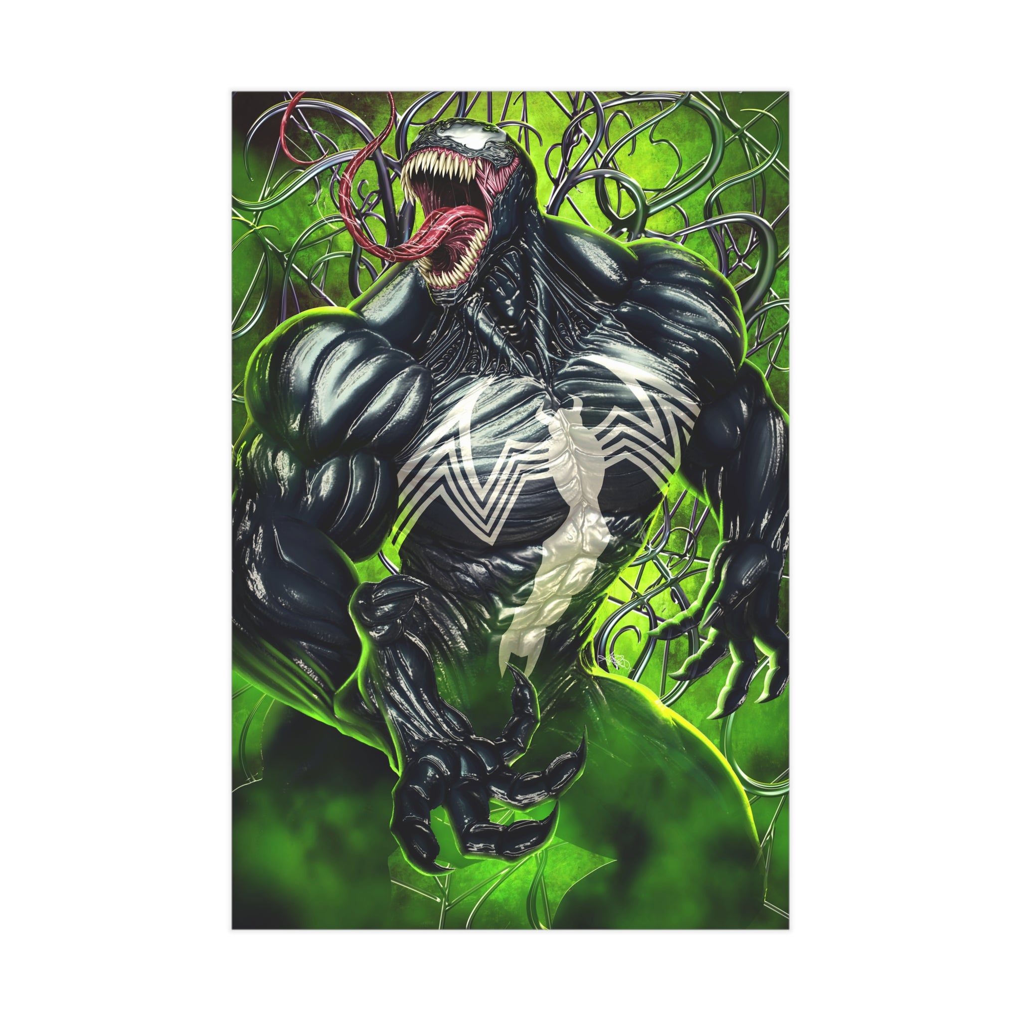 "Lethal" Venom Version A Edition Mini Art Print – Ariel Diaz Art
